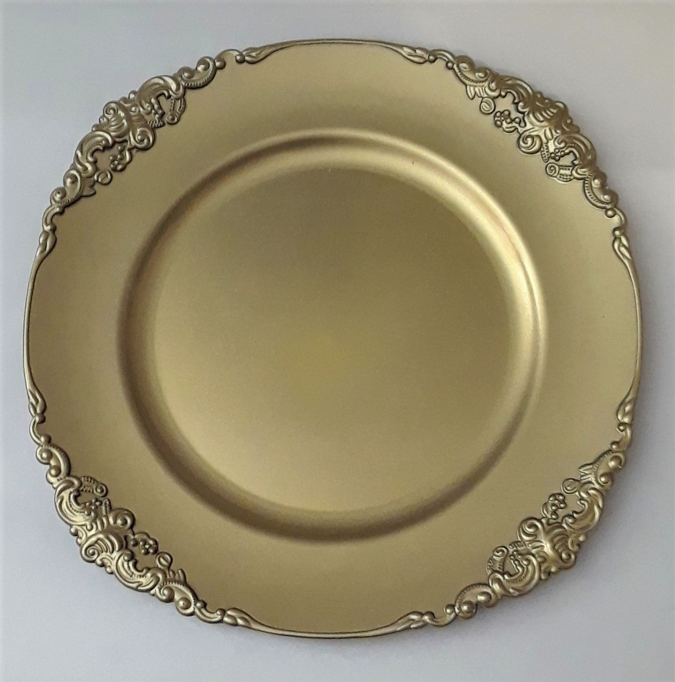 Victorian Charger Gold / Service Plate - Royal Table Settings – Royal ...